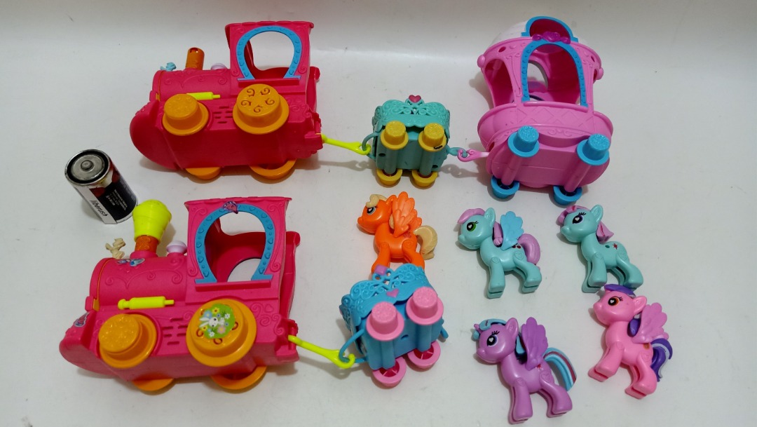 non hasbro my little pony friendship express train figure mlp littlest ...