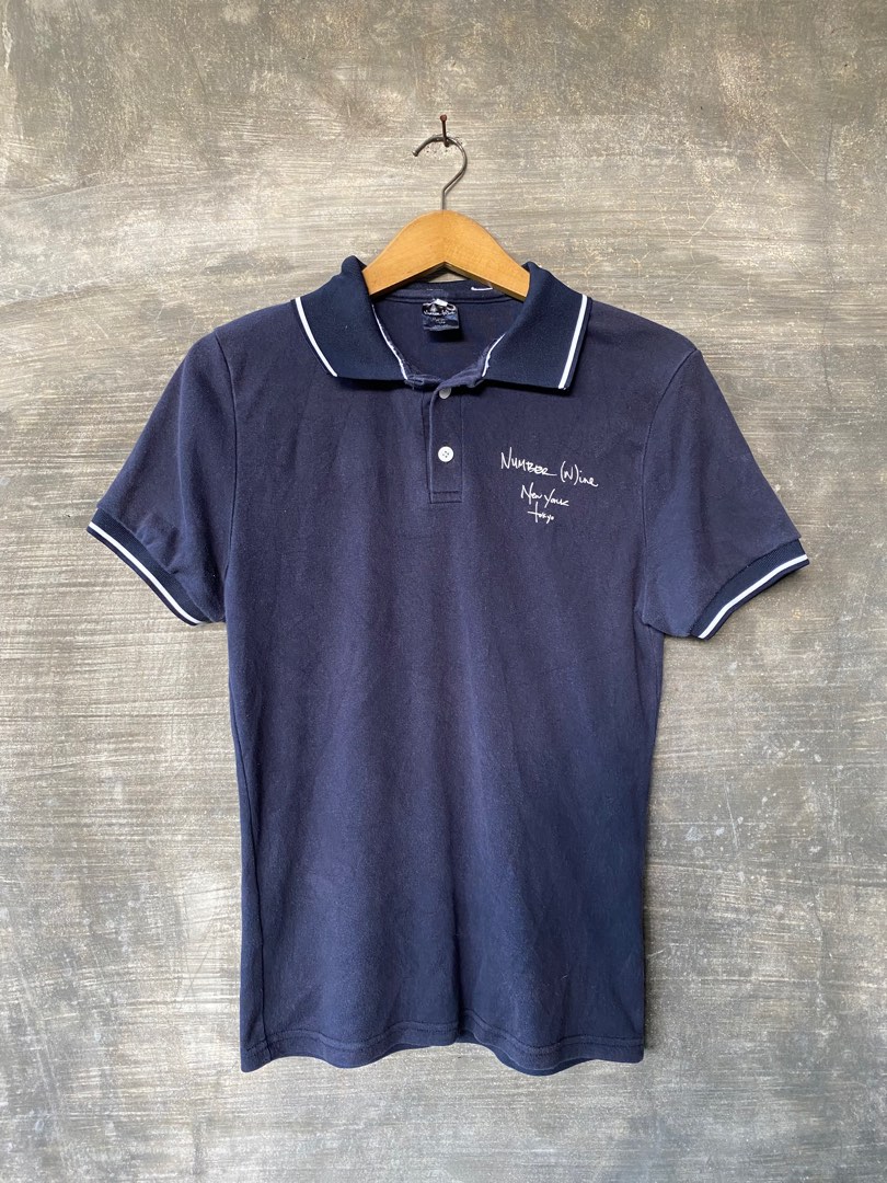 Number (N)ine Polo shirt not vivienne westwood issey miyake pleats ...