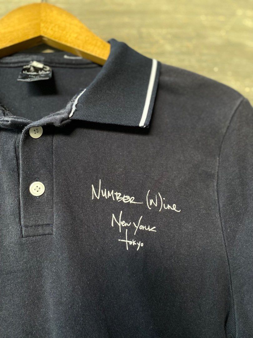 Number (N)ine Polo shirt not vivienne westwood issey miyake pleats ...