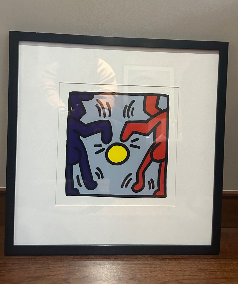 Playing People -Keith Haring, Furniture & Home Living, Home Decor, Wall ...