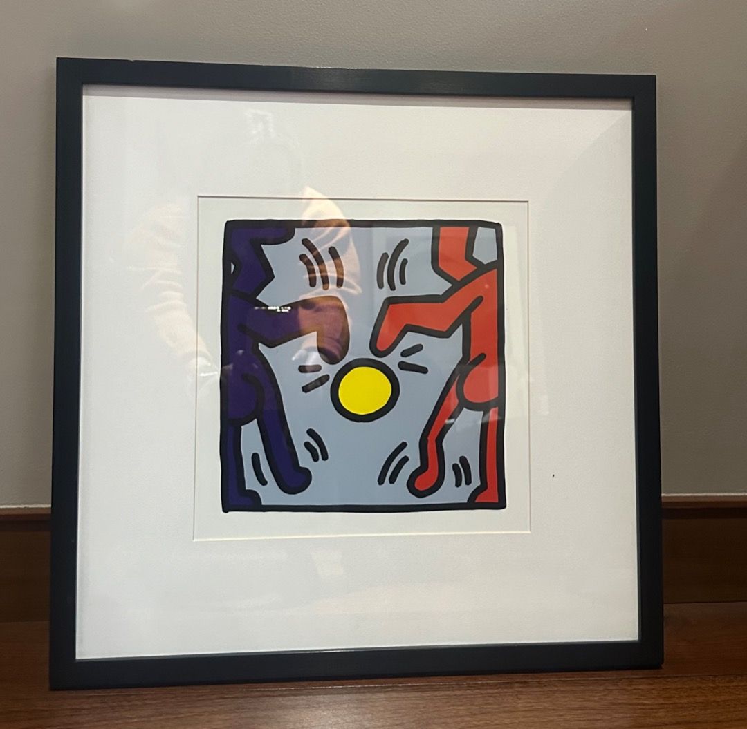Playing People -Keith Haring, Furniture & Home Living, Home Decor, Wall ...