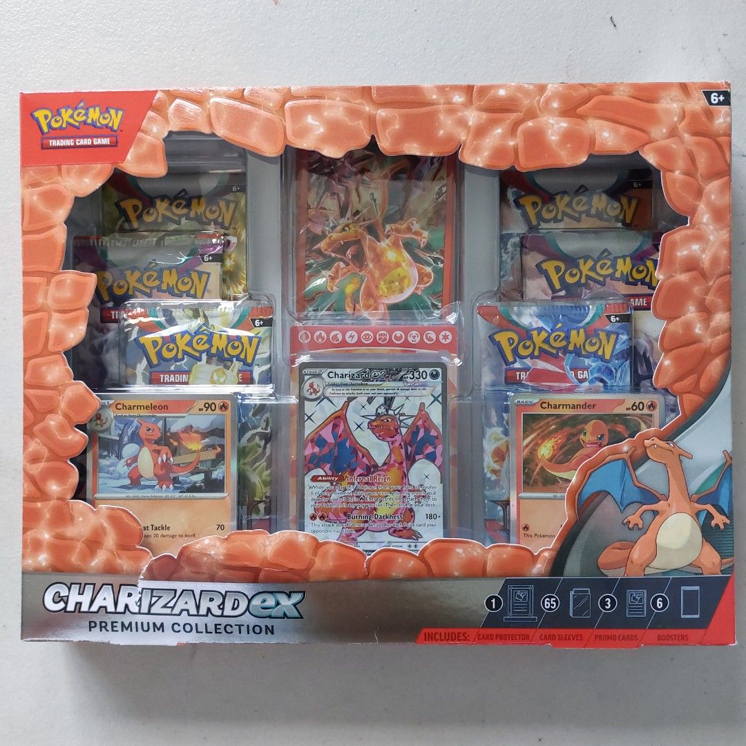 Pokemon Box Charizard ex Premium Collection, Hobbies & Toys, Toys ...