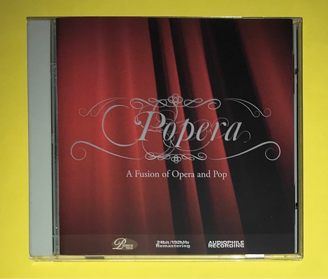 POPERA - A FUSION OF OPERA AND POP (AUDIOPHILE RECORDING), Hobbies ...