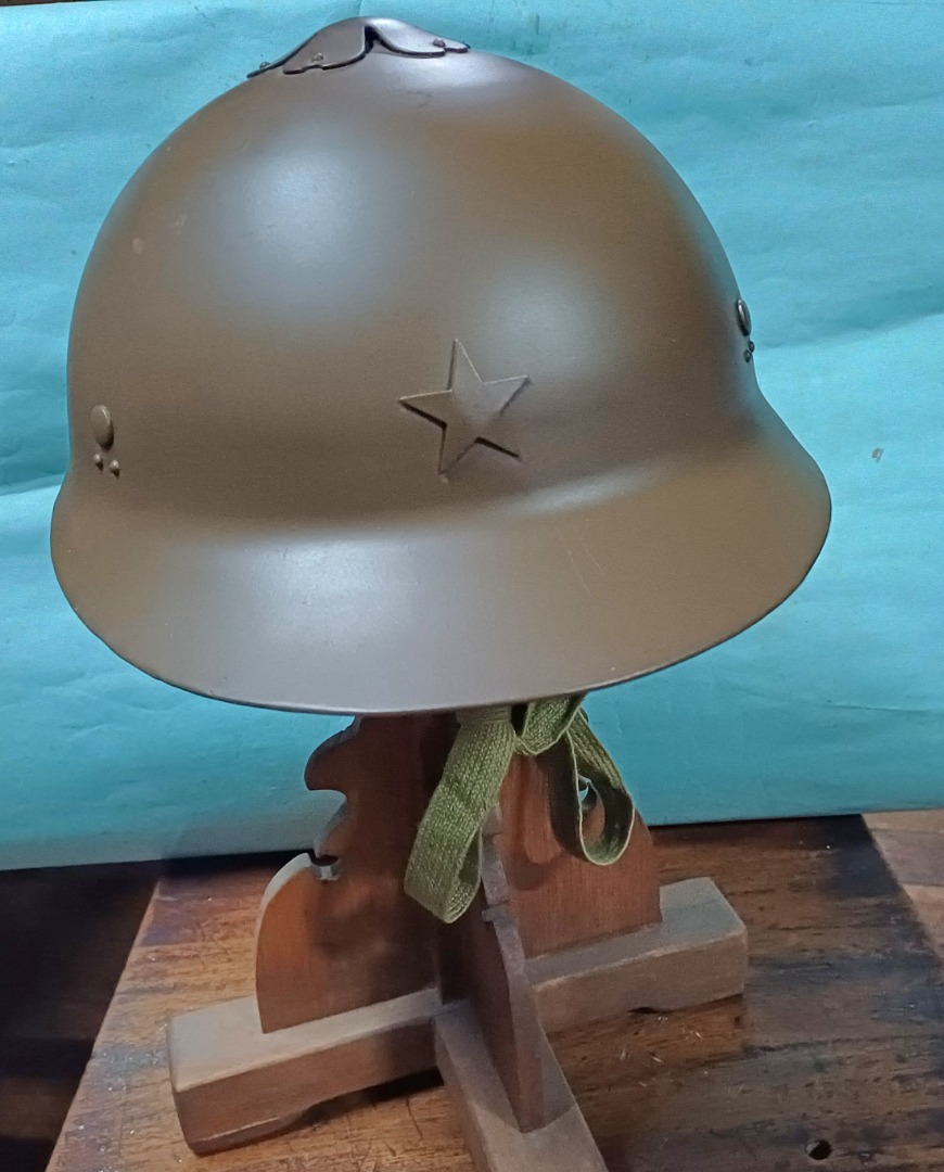 Pre WW2 Japanese M22 Sakura (Cherry Blossom) Helmet by Nakata Shoten ...