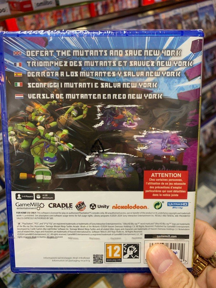 PS5 Teenage Mutant Ninja Turtles Arcade:WRATH of the MUTANTS, Video ...