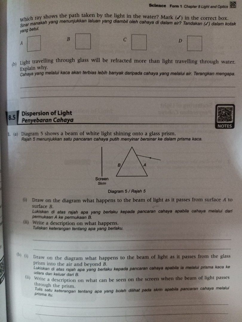 Science/Sains Form 1 (Dwibahasa), Hobbies & Toys, Books & Magazines ...