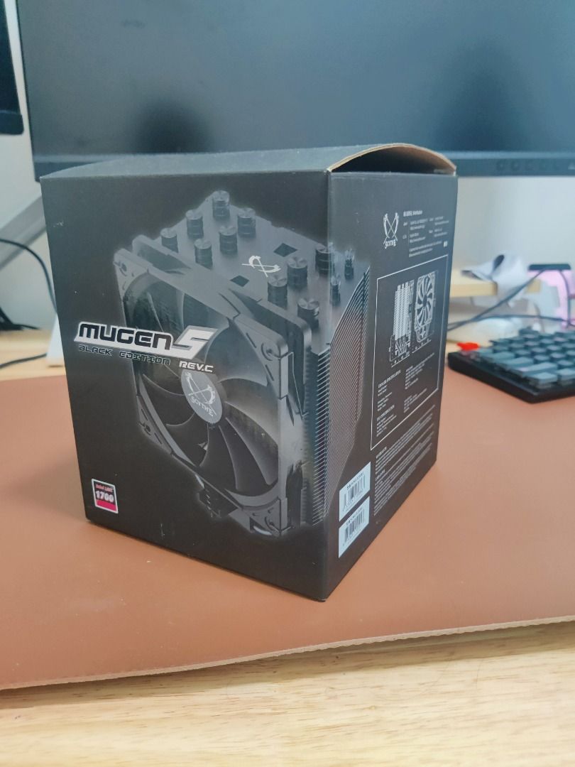 Scythe Mugen 5 CPU Air Cooler, 120mm Black Edition, Computers & Tech ...