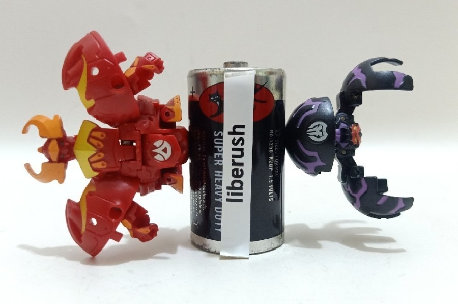 spinmaster bakugan krakix pyrus fear ripper darkus figure original ...