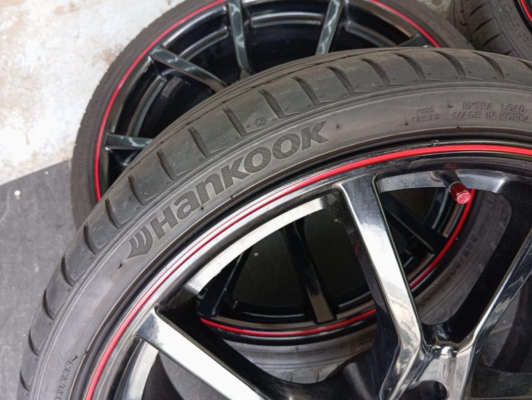 SPORT Rim HONDA ORI JAPAN 20" TYRE HANKOOK 75% CIVIC TYPE-R FK8 FL5 FK2 ...