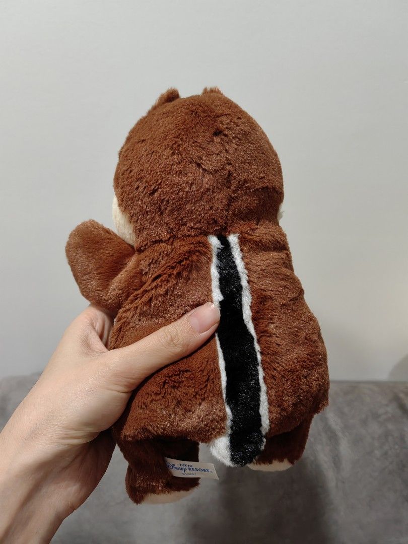 Tokyo Disney Resort Chipmunks Fluffy Hand Puppet Hairy Soft Toy ...
