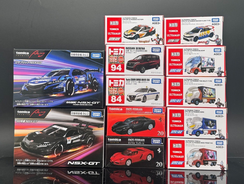 Tomica Premium NSX-GT 99 & 100 / Nissan Serena / Toyota Crown Owner ...