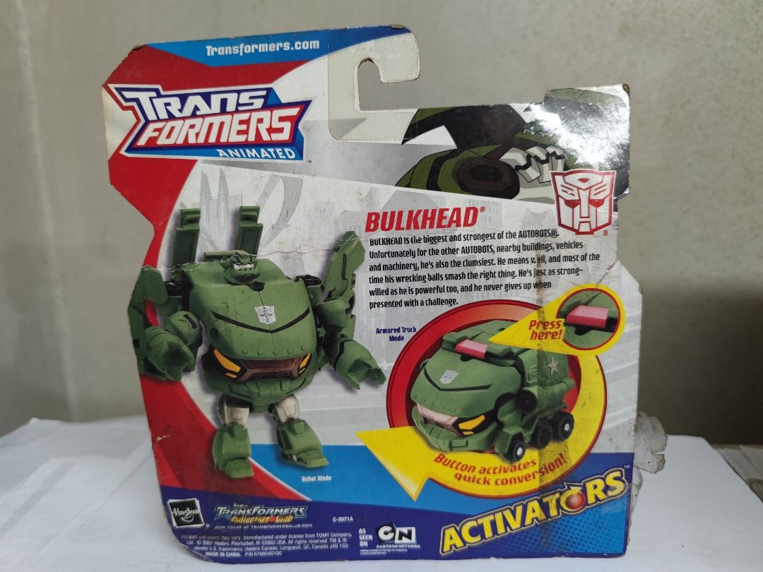 Transformers Animated Bulkhead Figure (Activator, 2008), Commercial ...