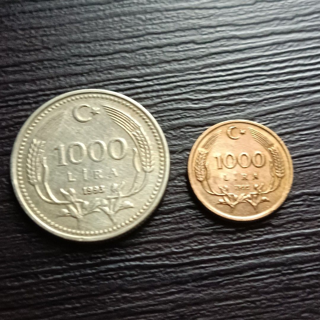 Turkey 1000 Lira ( 2 different types), Hobbies & Toys, Collectibles ...
