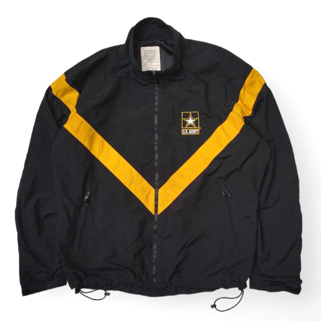US Army APFU (Army Physical Fitness Uniform) Jacket, Fesyen Pria ...
