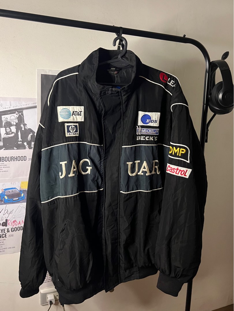 Vintage Jaguar Racing Jacket RARE, Men's Fashion, Coats, Jackets and ...