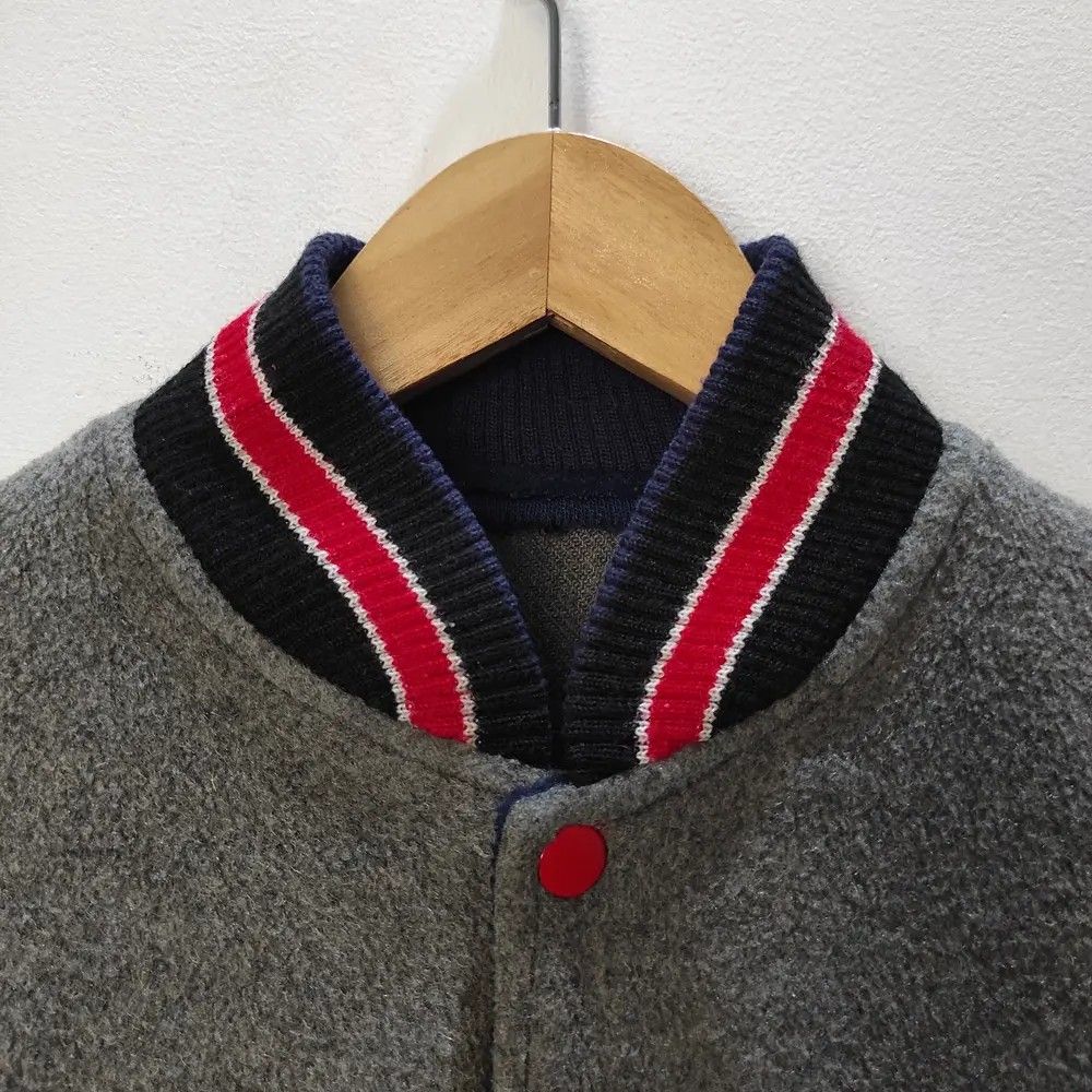 Vintage Varsity Jacket Ay Shy Mei Wear Supermarket Star 1989, Fesyen ...