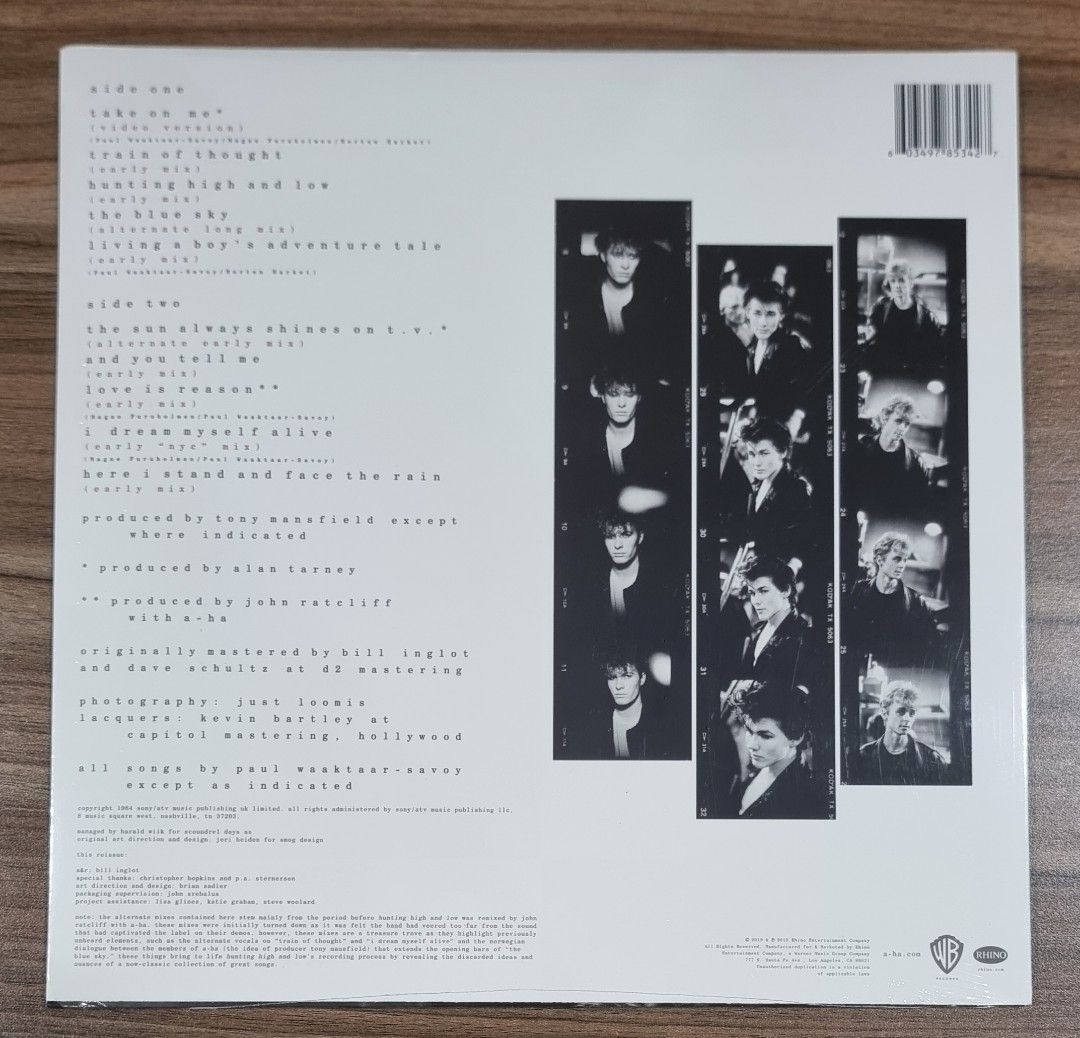 Vinyl LP Record - A-ha Hunting High and Low RSD the early alternate ...