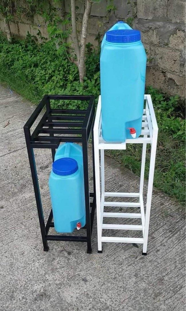 Water rack stand 2 layer on hand, Furniture & Home Living, Home ...