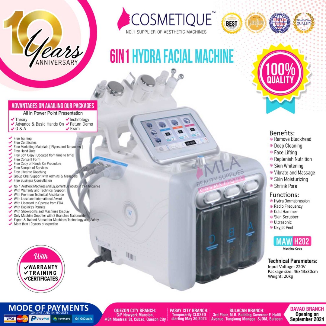 6in1 hydra facial machine, Beauty & Personal Care, Face, Face Care on ...