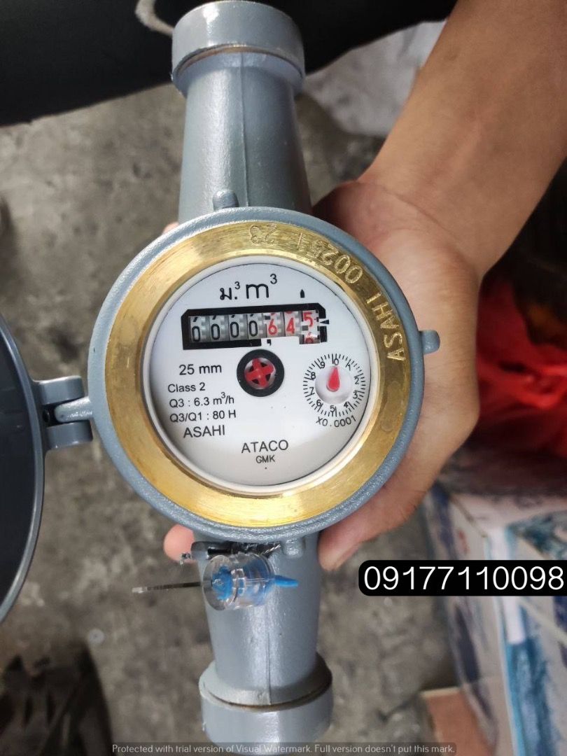 ASAHI WATER METER W/ MAYNILAD CALIBRATION, Commercial & Industrial ...
