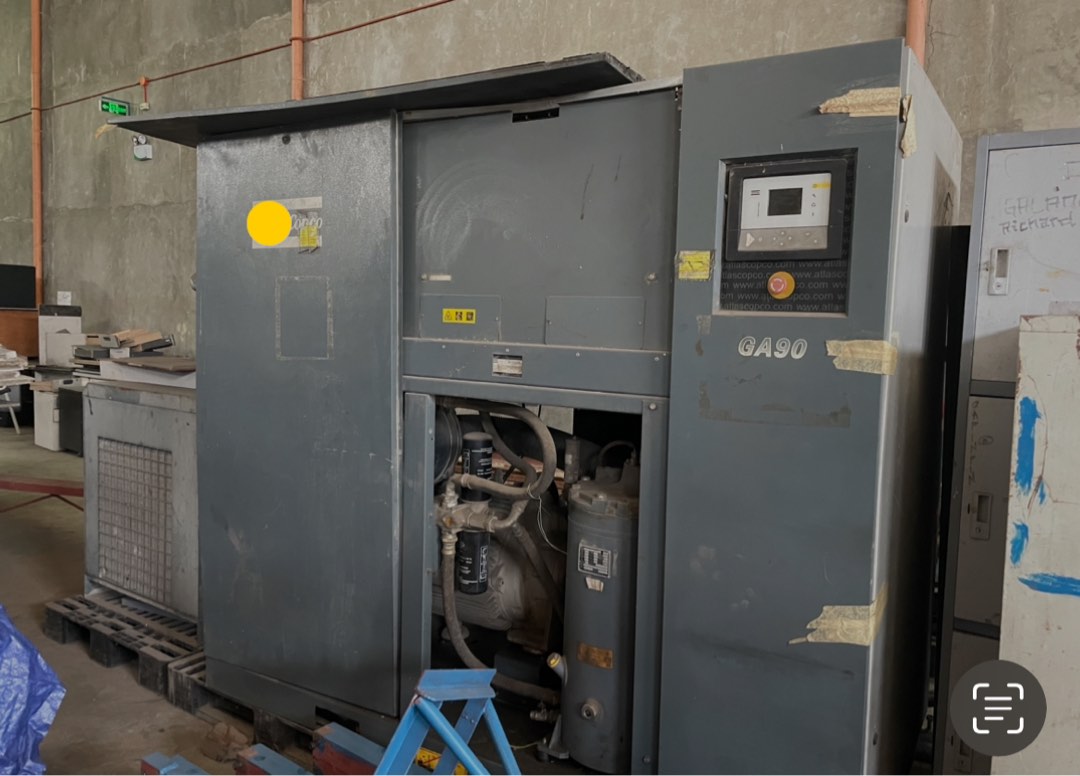 Atlas Copco compressor GA90, Commercial & Industrial, Construction ...