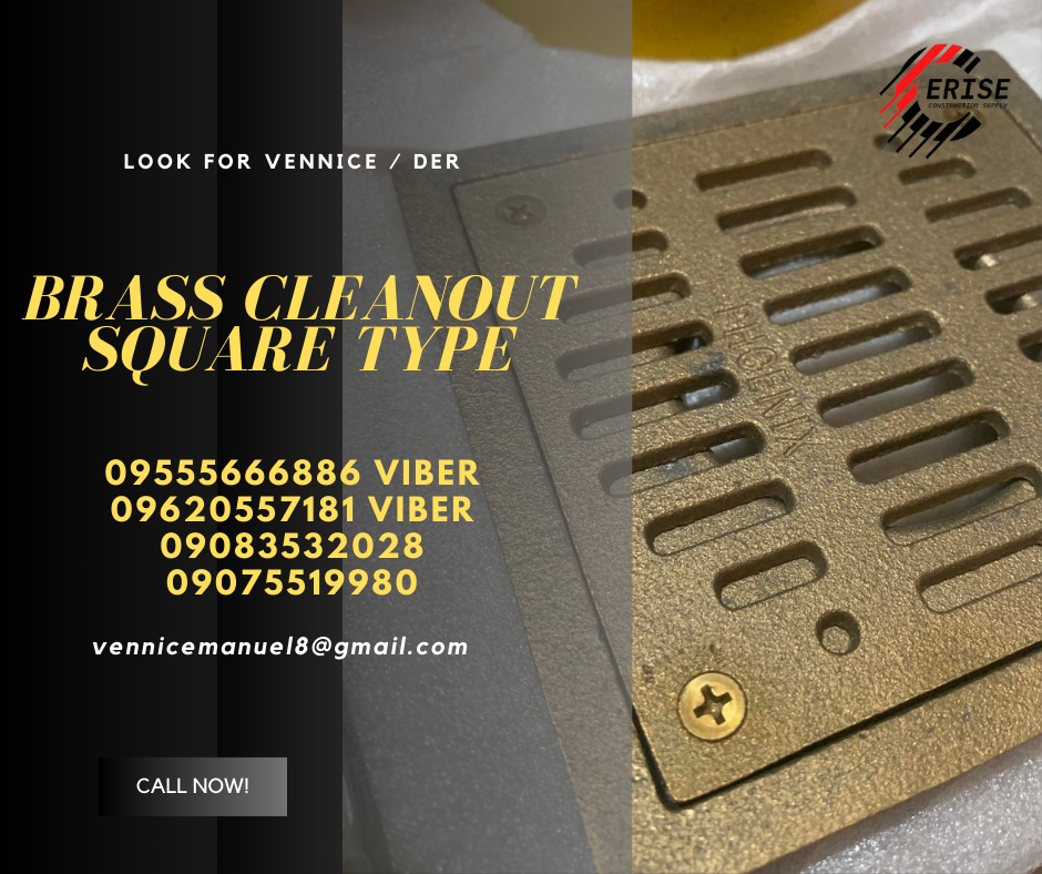 Brass clean out Square type, Commercial & Industrial, Industrial ...