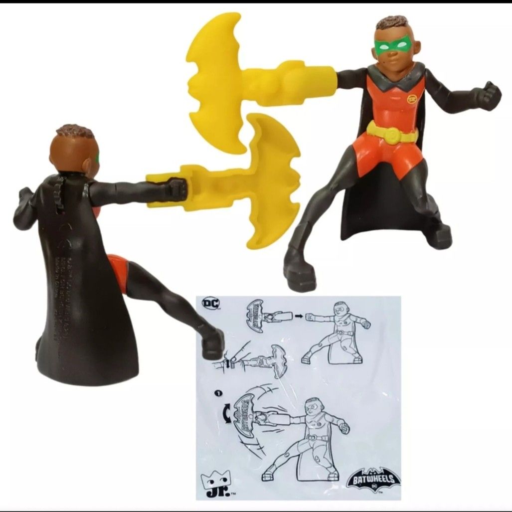 BURGER KING BATWHEELS Grappling Hook Robin Action Figure, Hobbies ...