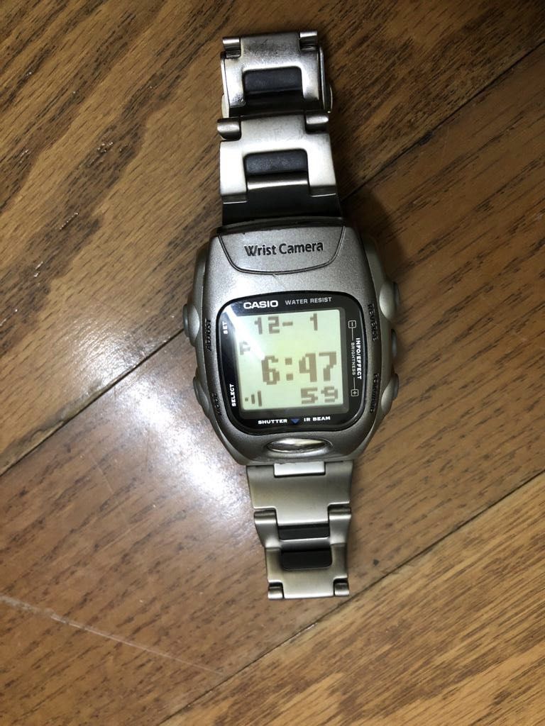 CASIO WRIST CAMERA WATCH WQV-2 RATE VTG VINTAGE WATCH, Men's Fashion ...