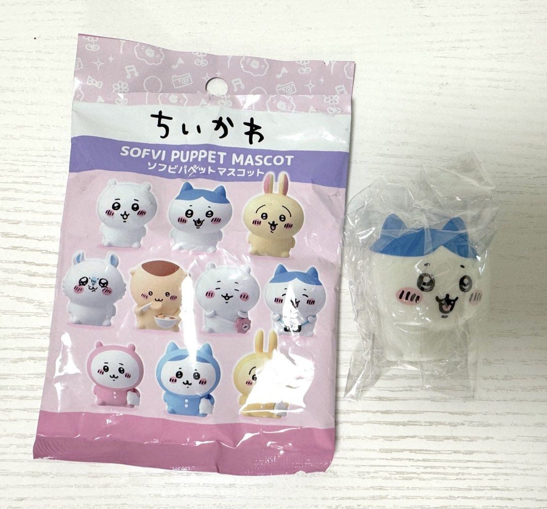 Chiikawa Sofvi Puppet Mascot (抽公仔）, 興趣及遊戲, 玩具 & 遊戲類 - Carousell