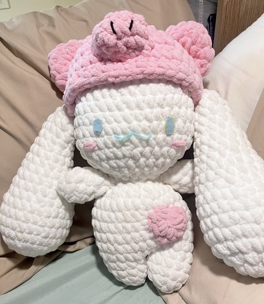 Cinnamoroll Crochet Doll, Hobbies & Toys, Stationary & Craft, Handmade ...