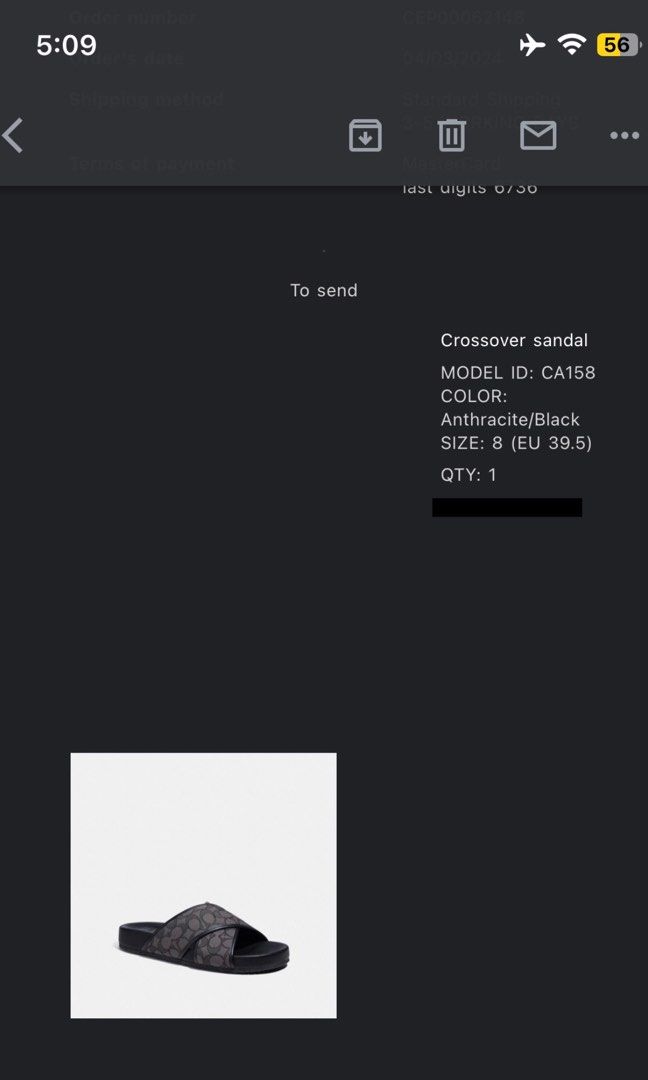 Coach Crossover Sandal, Men's Fashion, Footwear, Flipflops and Slides ...