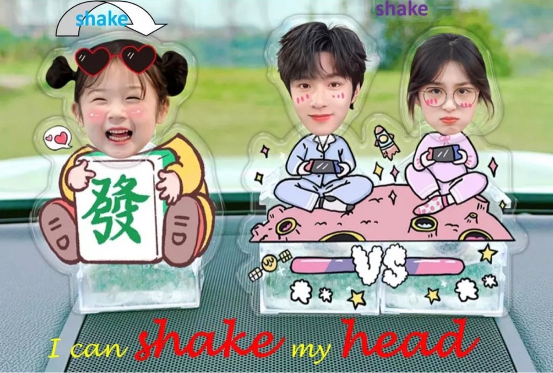 Customised bobble head shaking stand cute gift pet custom decor dog cat ...