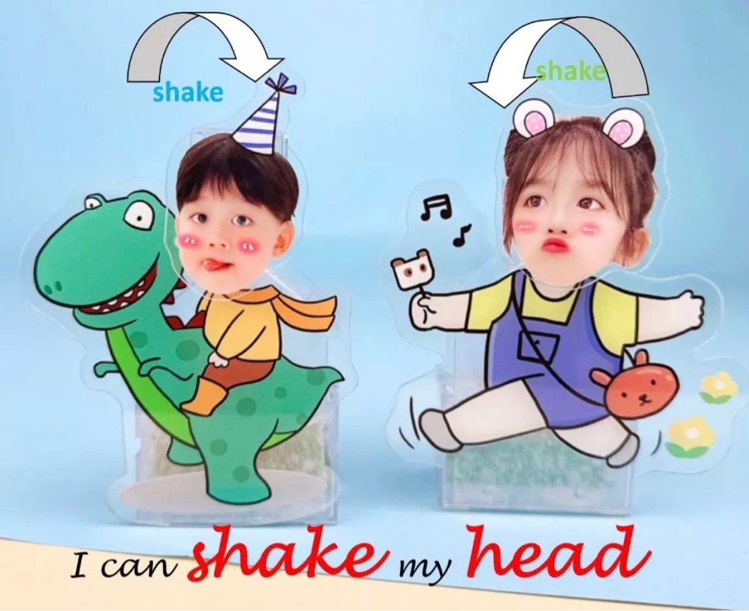 Customised bobble head shaking stand cute gift pet custom decor dog cat ...