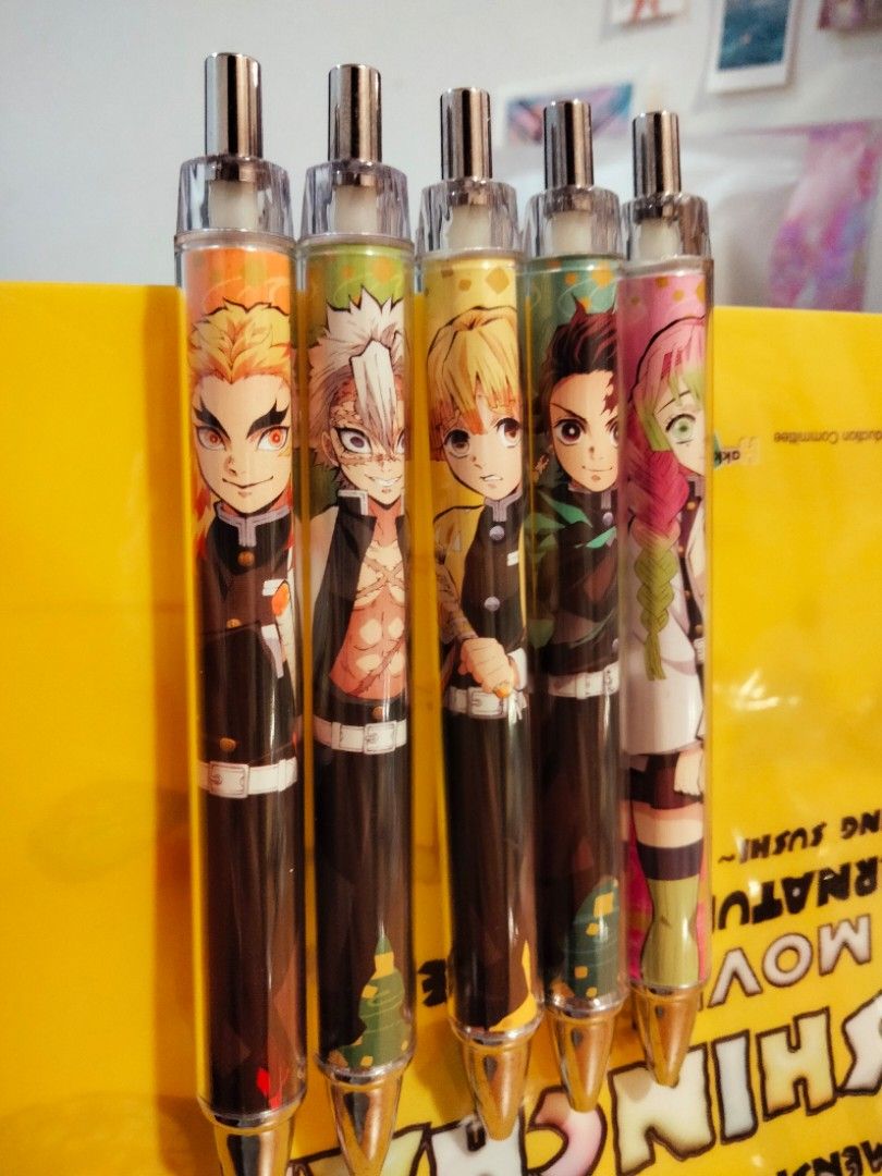 DEMON SLAYER BALL POINT PENS, Hobbies & Toys, Stationery & Craft ...