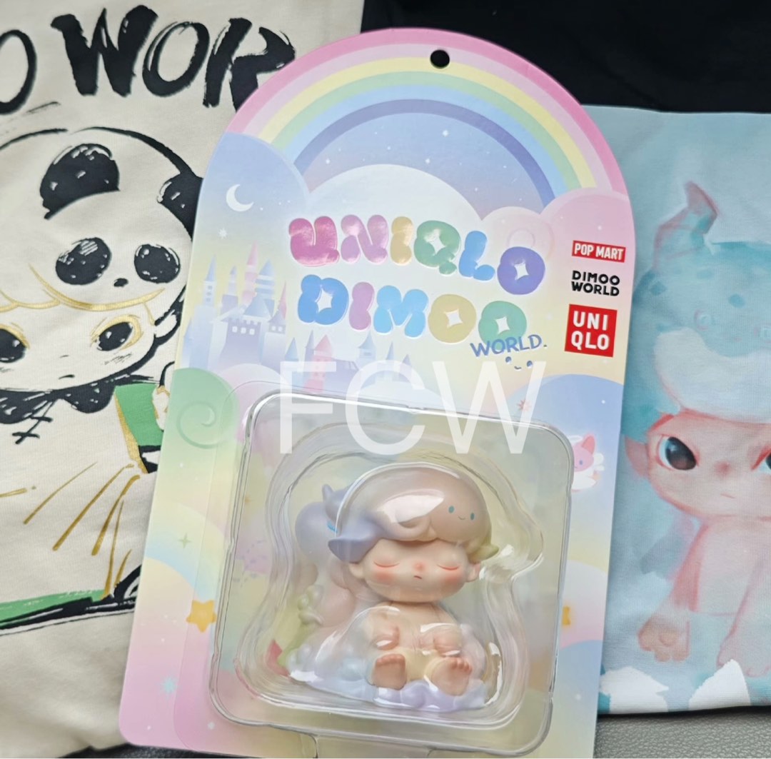 dimoo world uniqlo 優衣庫 吊卡 POP MART POPMART 泡泡瑪特 doll figure blind box ...
