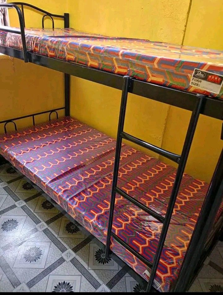 DOUBLE DECK WITH MEGA FOAM, Furniture & Home Living, Furniture, Bed ...