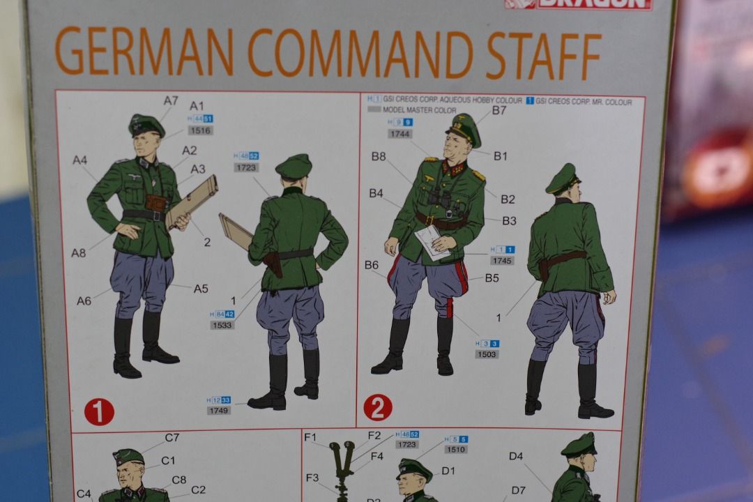 Dragon Models-威龍-6213-WW2-German Command Staff-M-300, 興趣及遊戲, 收藏品及紀念品 ...