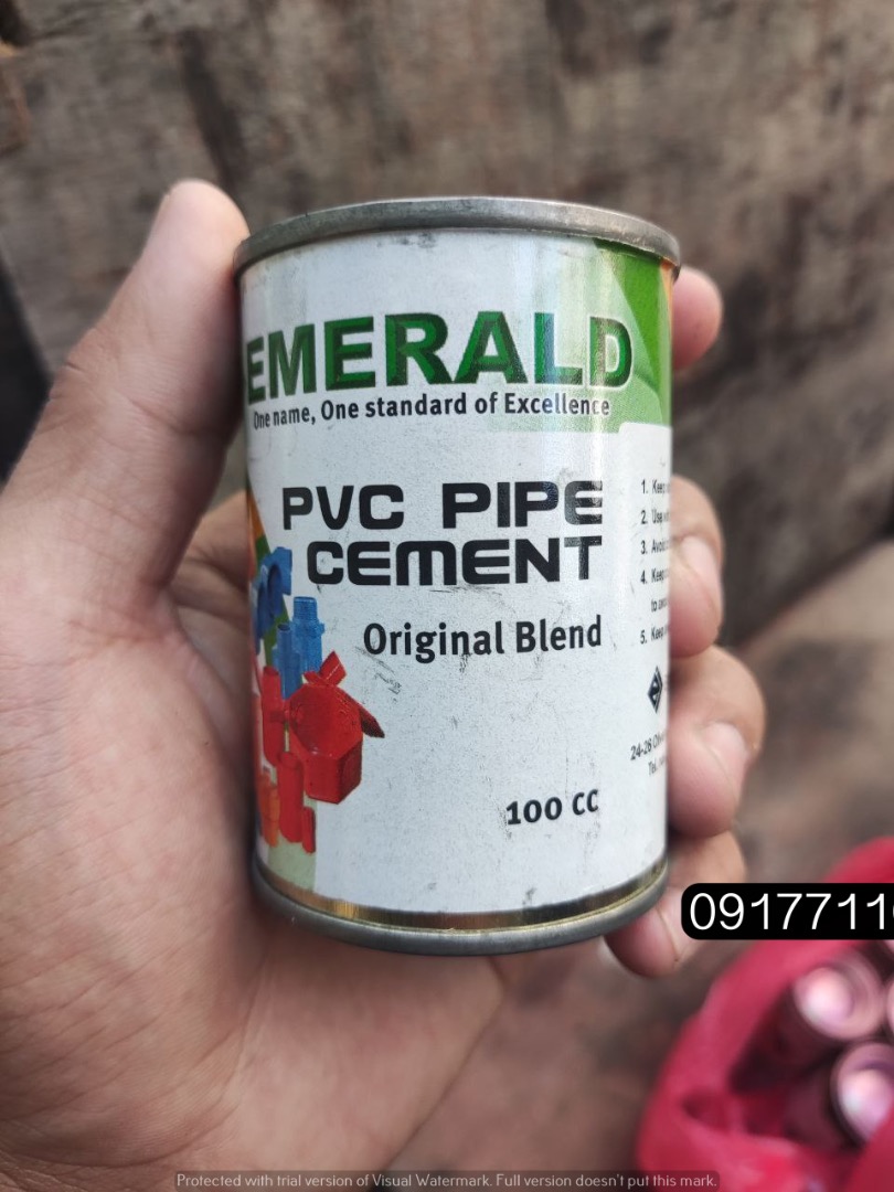 EMERALD PVC SOLVENT CEMENT, Commercial & Industrial, Construction Tools ...