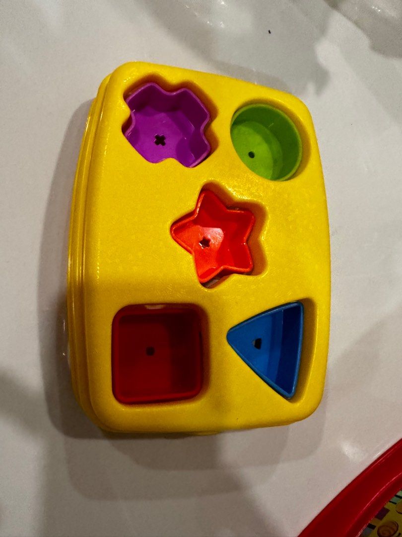 Fisher price shape sorting carrier (foc toy car), Babies & Kids, Infant ...