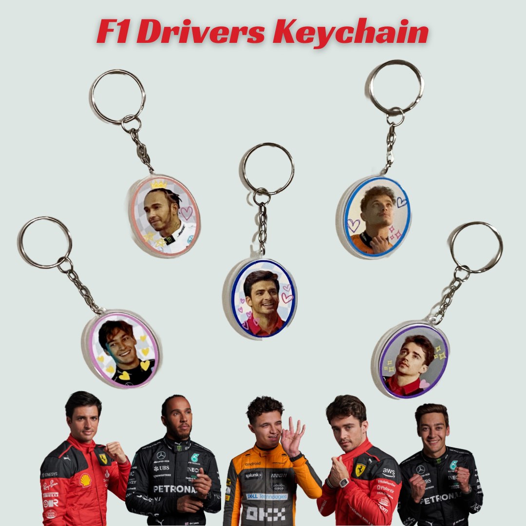 Formula 1 F1 Driver Acrylic Keychain Fan Merch, Hobbies & Toys ...