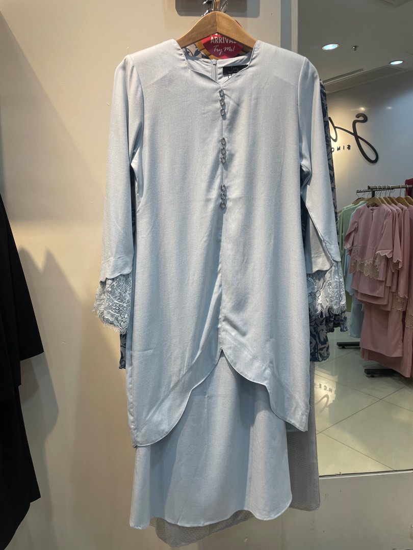 Gene Martino Darsah Kurung Modern, Women's Fashion, Muslimah Fashion ...