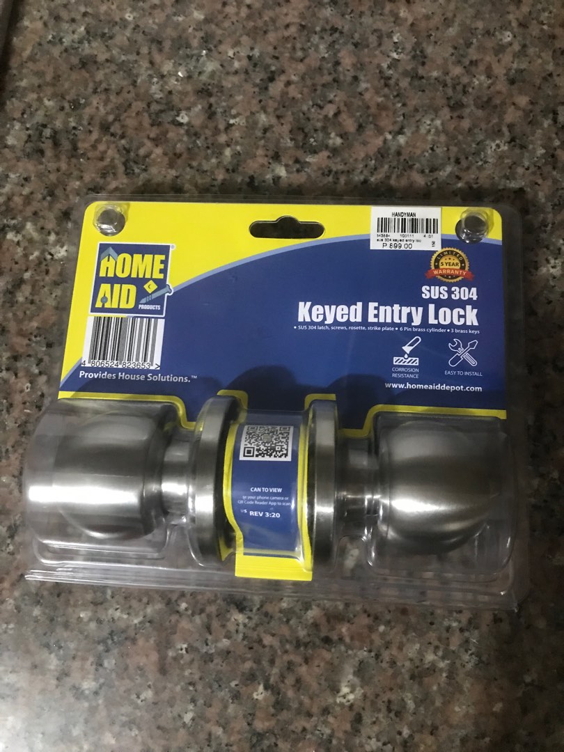 Home Aid Door knob, Furniture & Home Living, Security & Locks, Locks ...