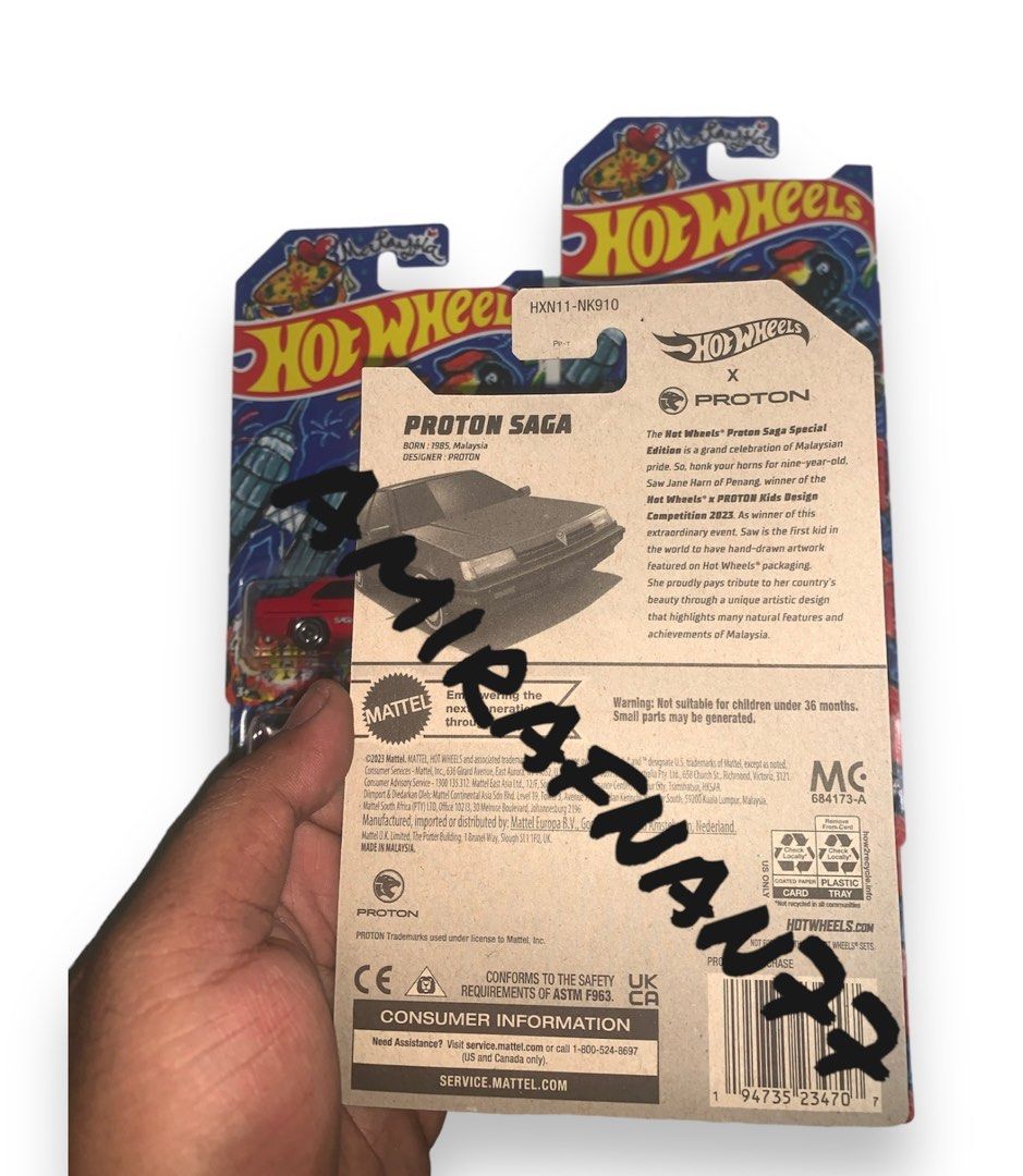 HotWheels Proton Saga Card Malaysia., Looking For on Carousell