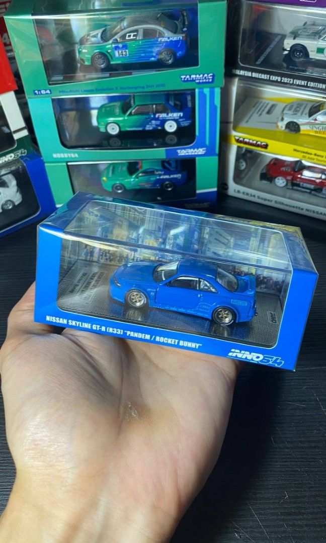 Inno64 Nissan Skyline GTR R33 Pandem Rocket Bunny Jun Hardcore, Hobbies ...
