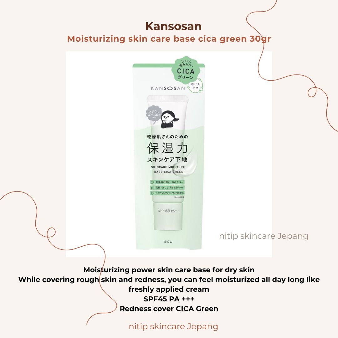 kasonsan original skincare moisture base original kansosan japan, Kesehatan & Kecantikan, Kulit ...