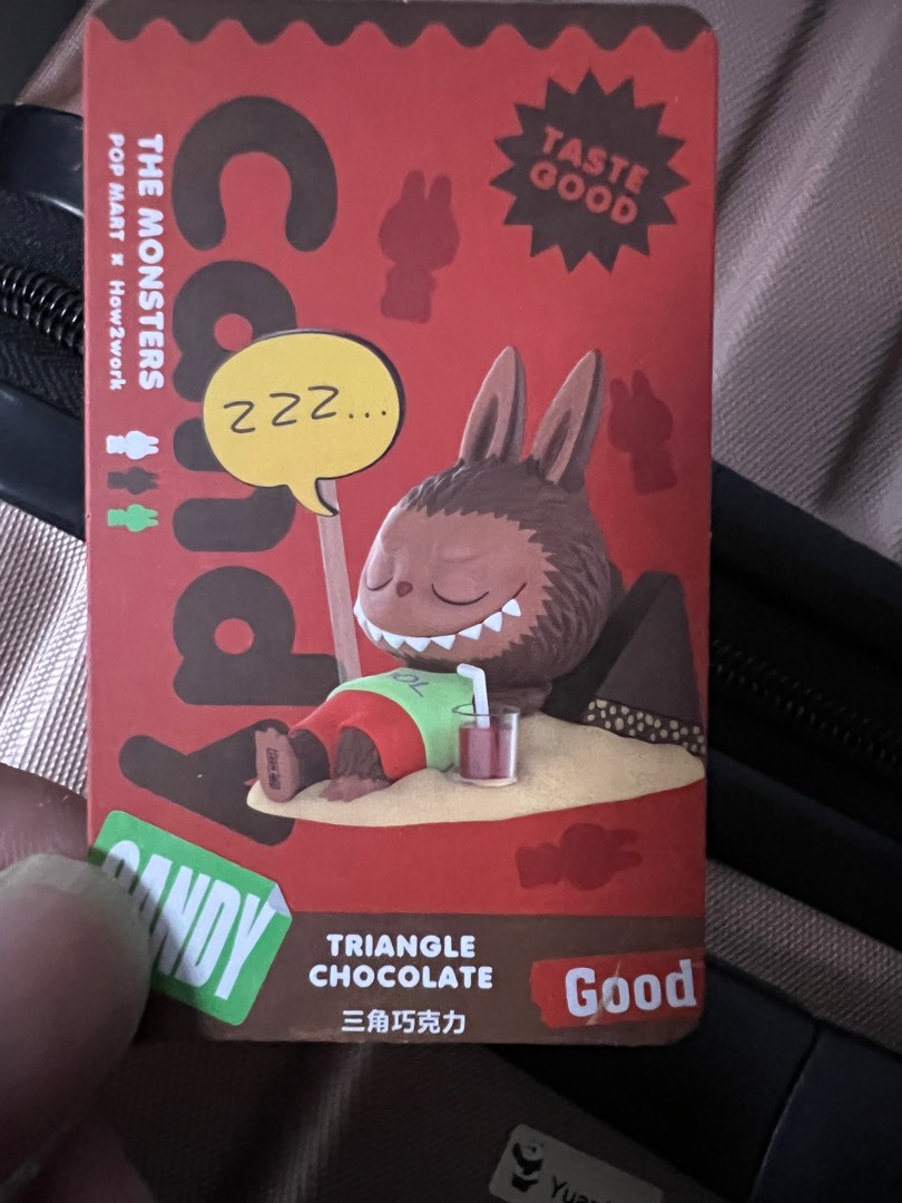 Labubu Triangle chocolate, Hobbies & Toys, Toys & Games on Carousell