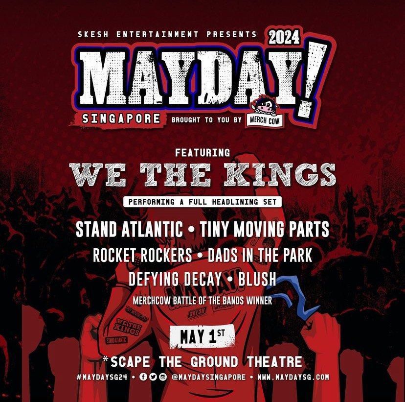 MAYDAY! Festival 2024 tickets, Tickets & Vouchers, Event Tickets on Carousell
