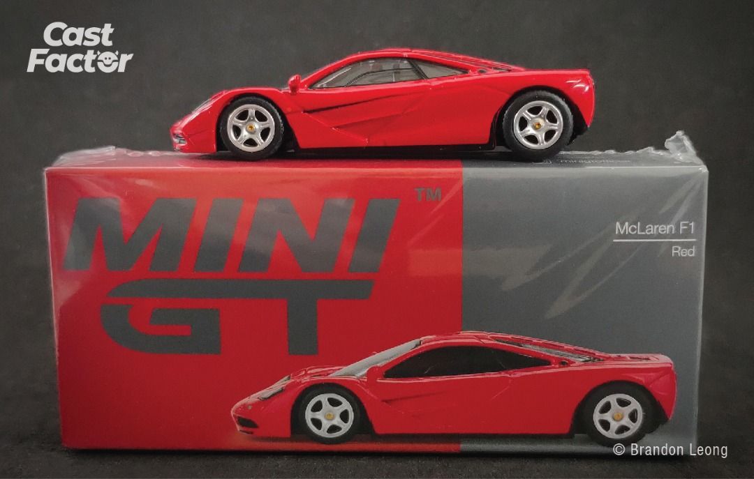 Mini GT #654 McLaren F1 Red, Hobbies & Toys, Toys & Games on Carousell
