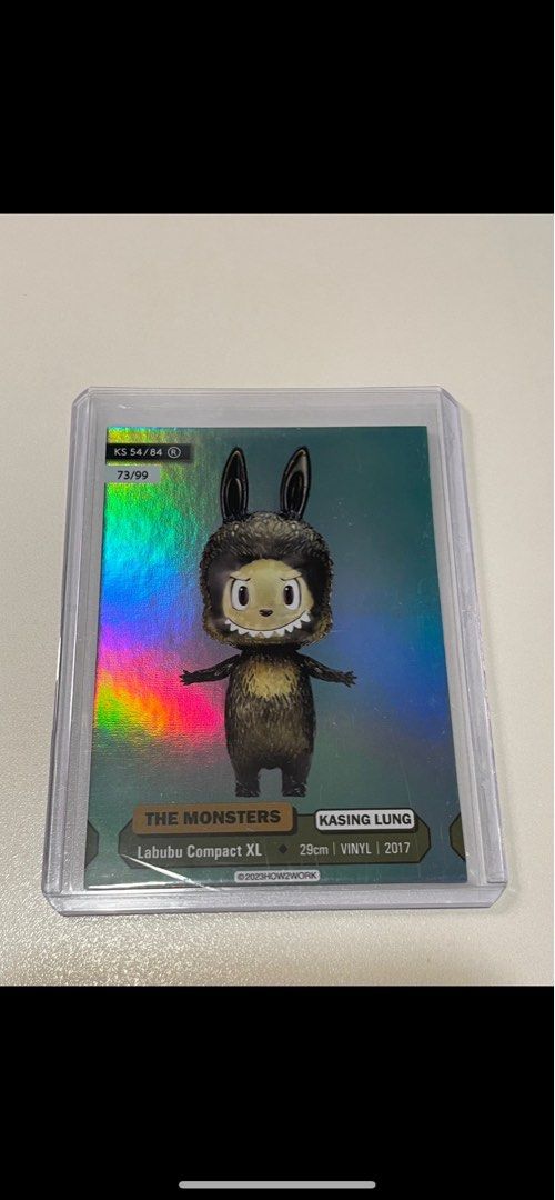 Monsters Series 2 HOW2WORK CTC labubu Cards zimomo kashing Lung, 興趣及遊戲 ...