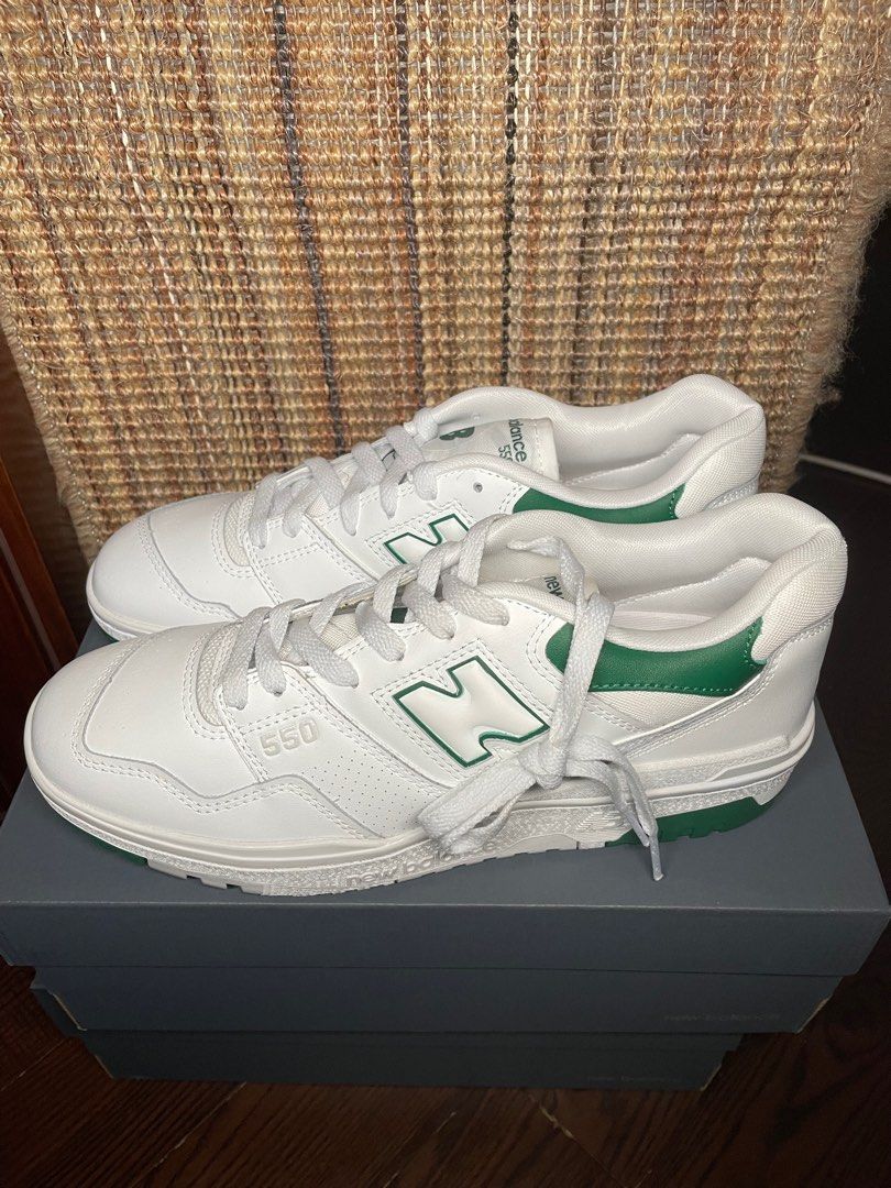 New Balance 550 (38/40.5碼) Green 綠 BB550SWB, 男裝, 鞋, 波鞋 - Carousell
